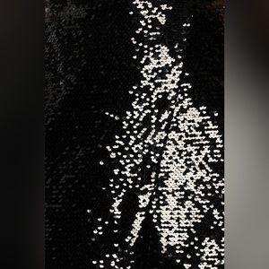 Lulus | Skirts | Nwt Lulus Dash Of Glam Black Sequin Faux Wrap High ...